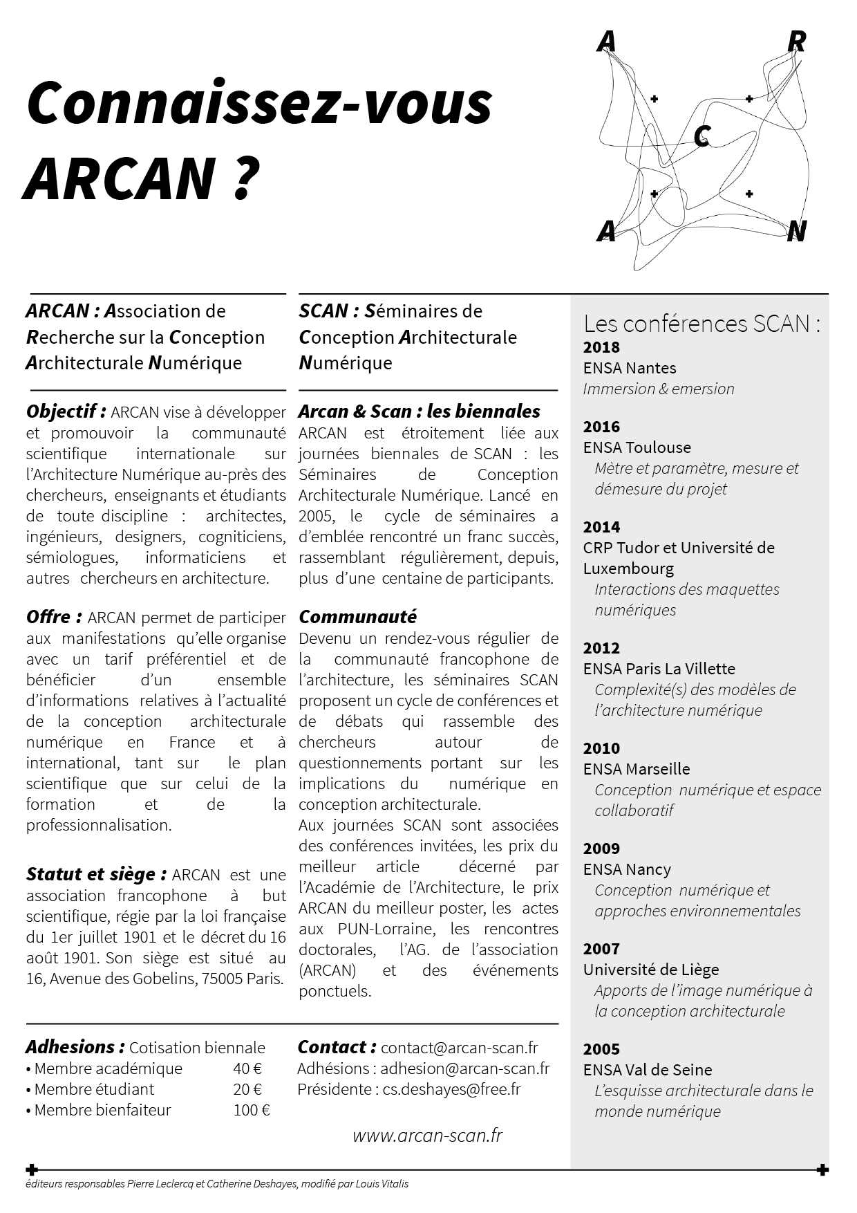 Présentation – ARCAN